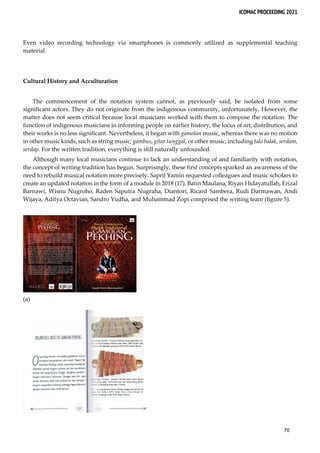 Gamolan pekhing musical notation : Denoting musical sound in local ...