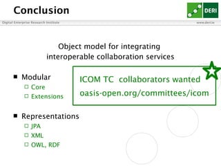 ICOM: A Framework for Integrated Collaborative Work Environments | ODP
