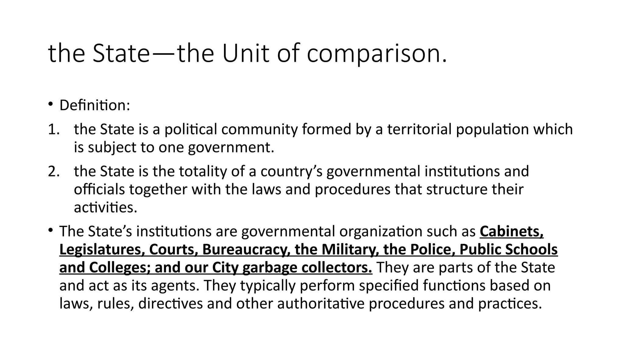 INTRODUCTION TO COMPARATIVE GOVERNMENT POLITICS | PPTX