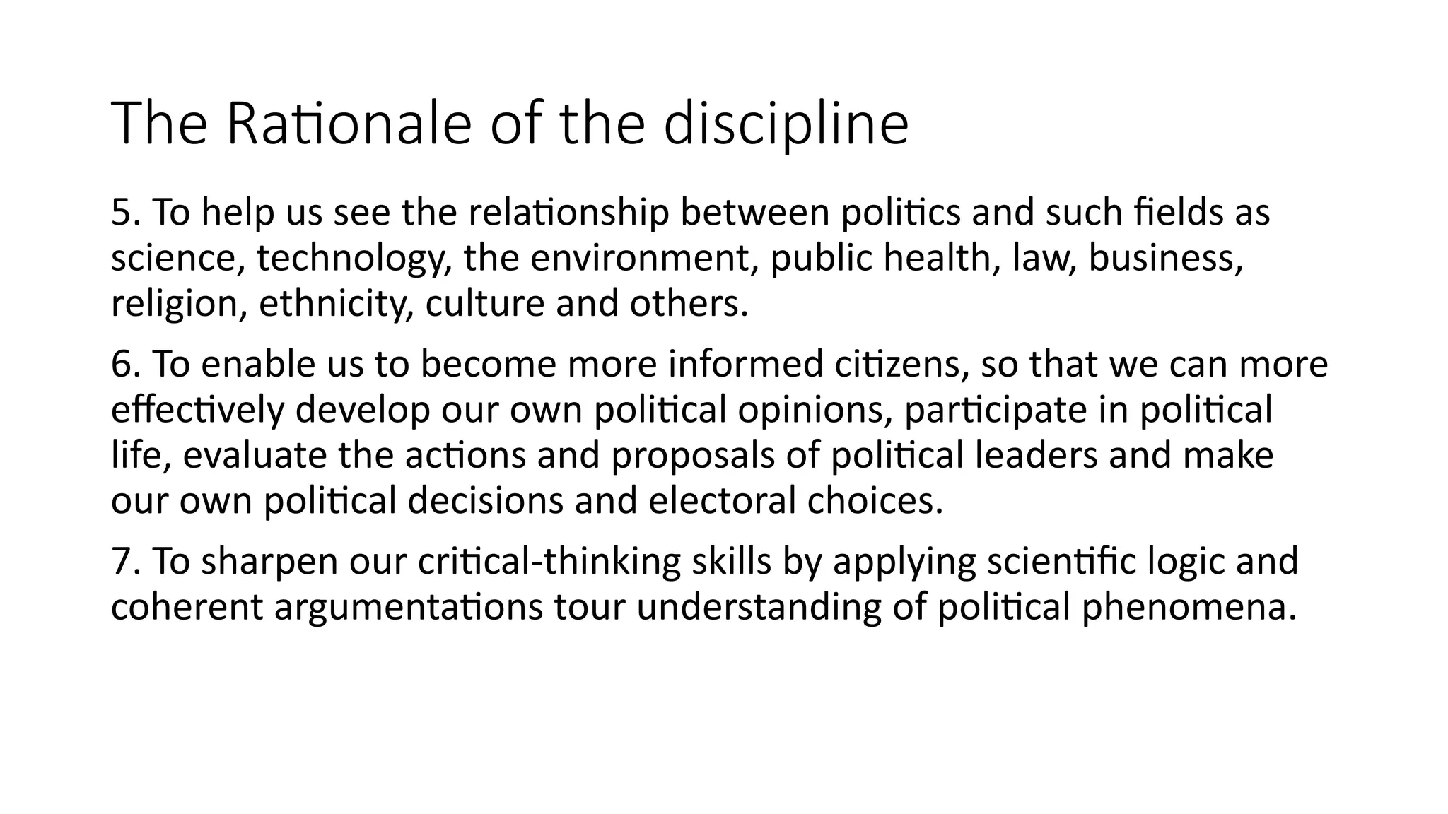 INTRODUCTION TO COMPARATIVE GOVERNMENT POLITICS | PPTX