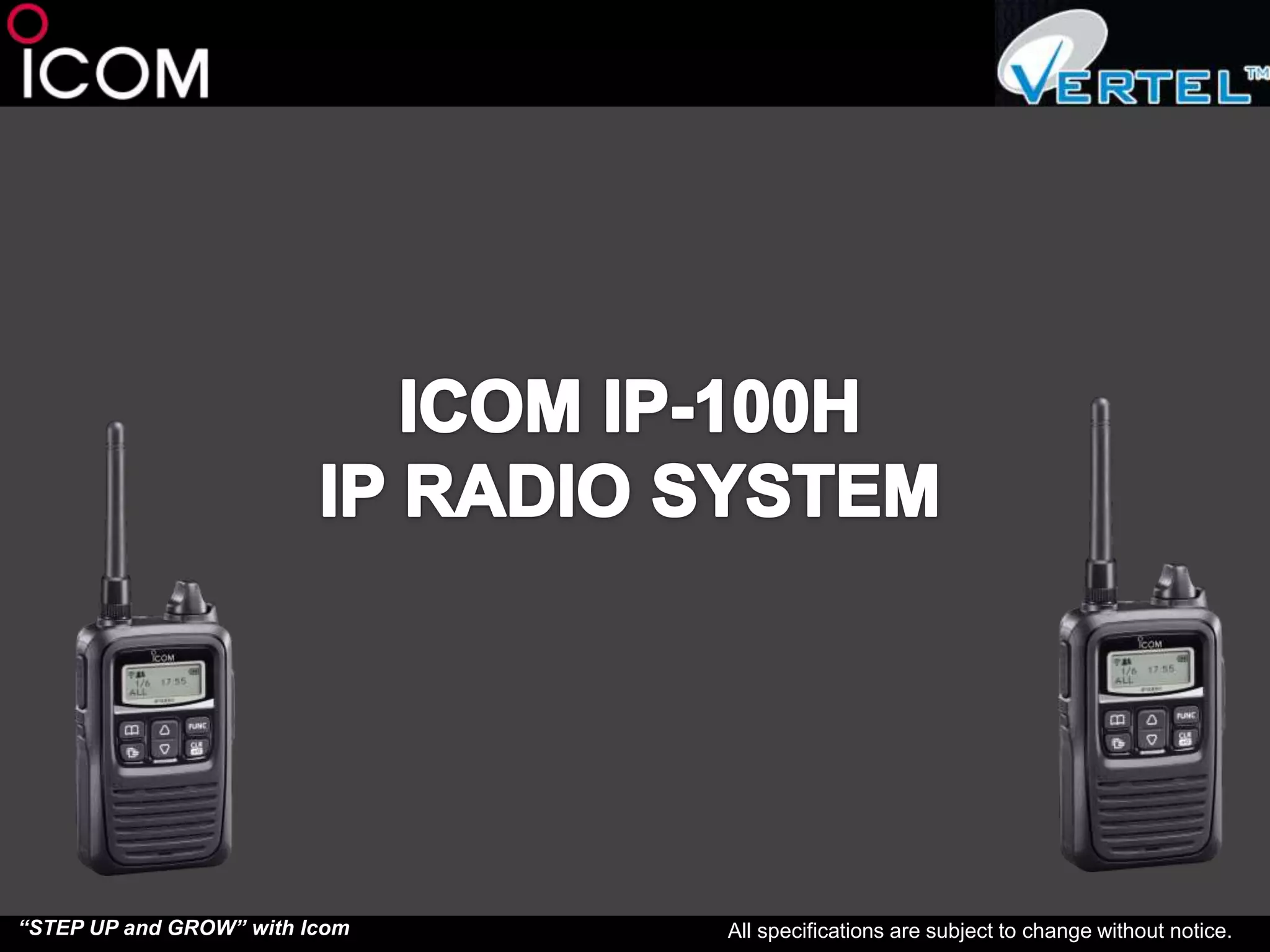 Icom ip radio ppt | PPSX