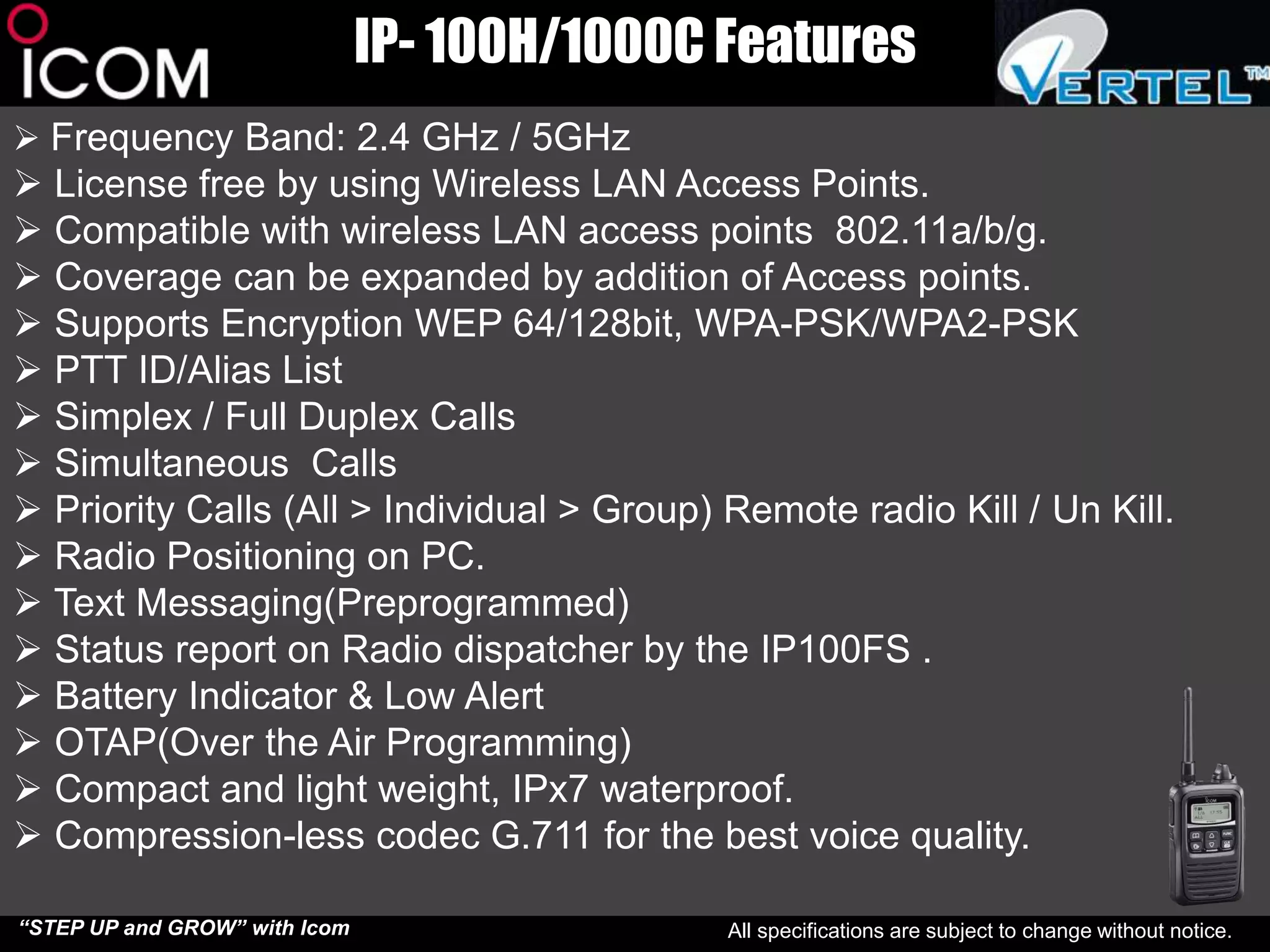 Icom ip radio ppt | PPSX