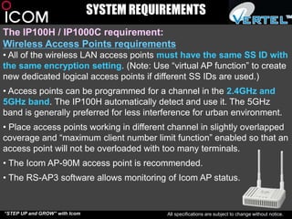 Icom ip radio ppt | PPSX