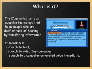 I Communicator[1] | PPT