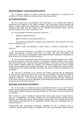 Icomos principles | PDF