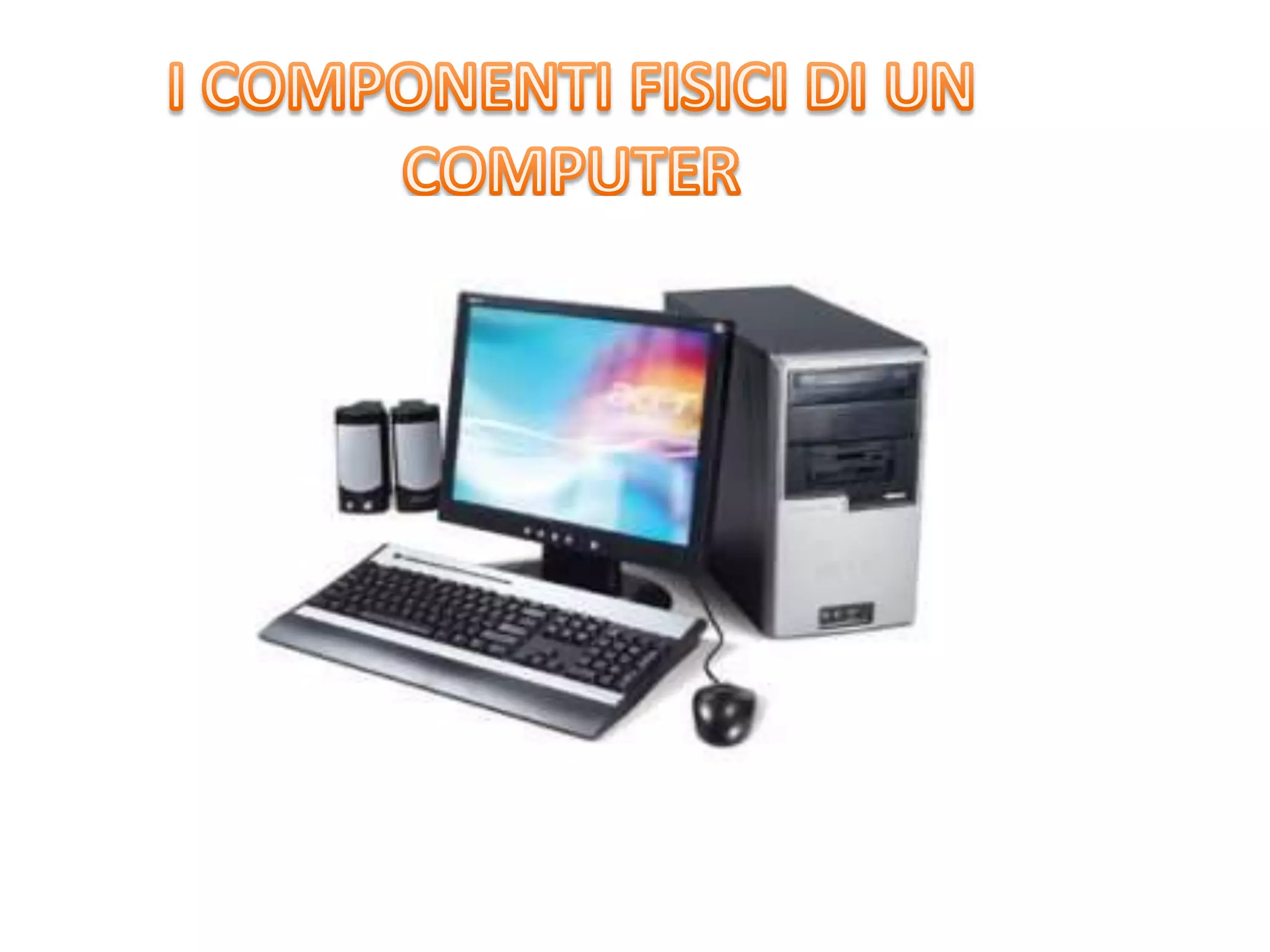 I componenti fisici di un pc power point 6 | POTX