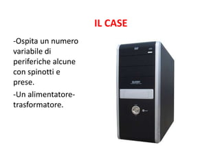 I componenti fisici di un pc power point 6 | POTX