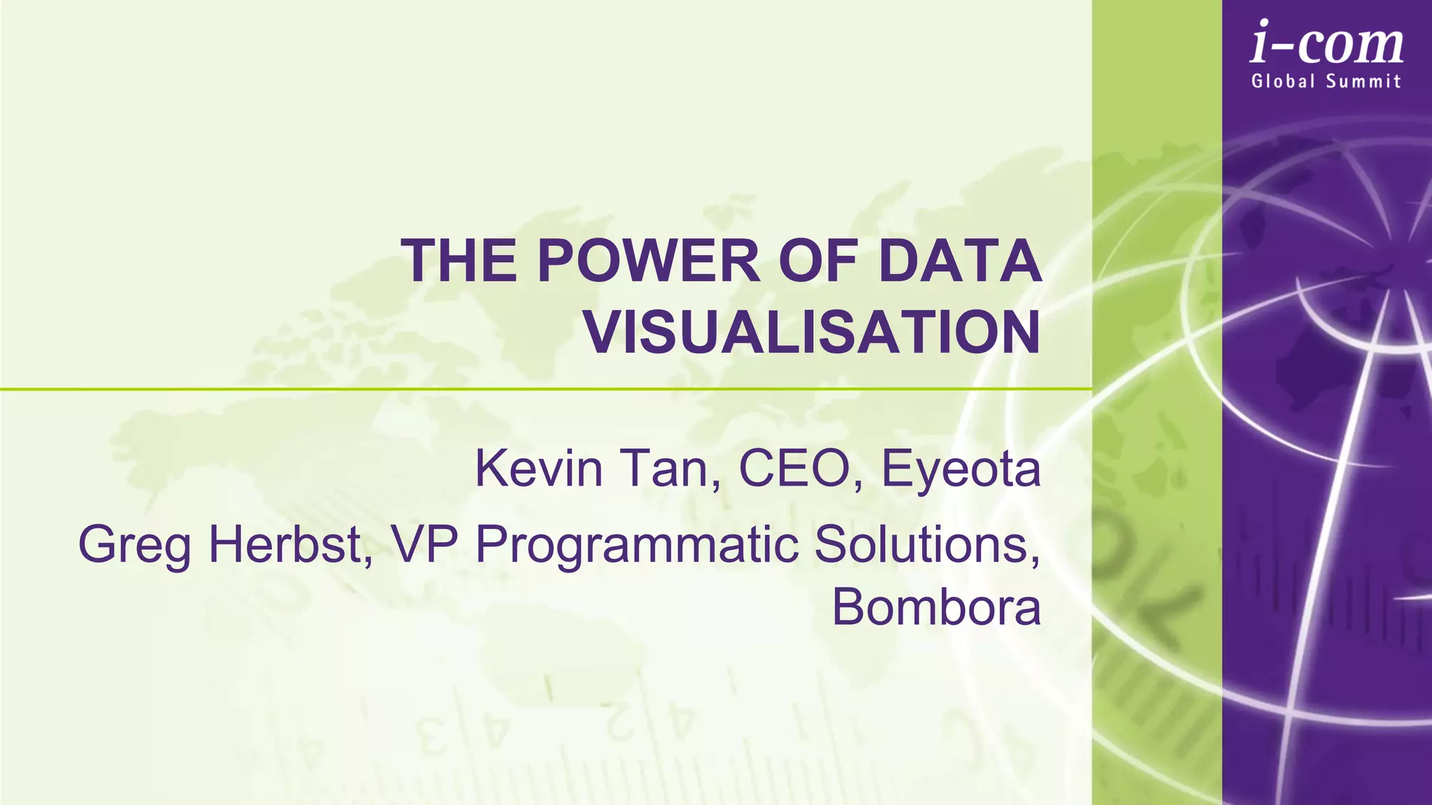 Data Visualization Deck presented at I-COM | PPT