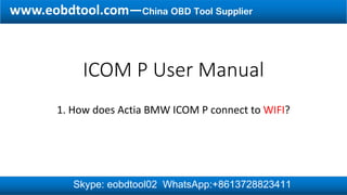 Actia ICOM P Wifi Configuration Guide | PDF