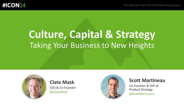 Clate Mask & Scott Martineau - Elite Forum Keynote | PPT