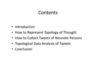 Demystifying Topology of Autopilot Thoughts: A Computational Analysis ...