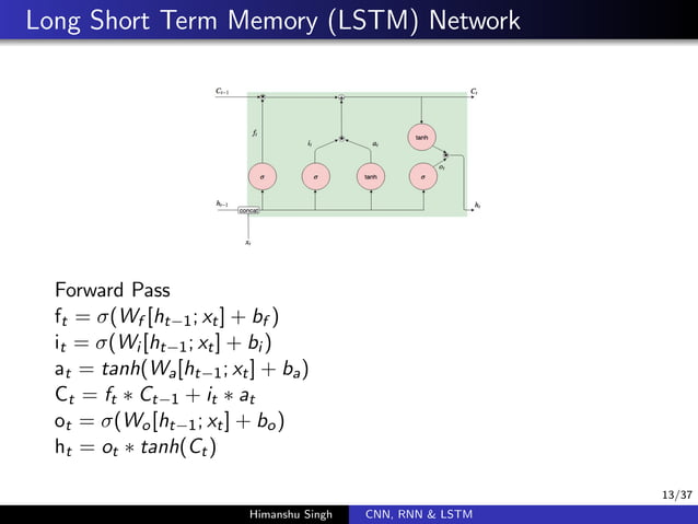 Backpropagation in RNN and LSTM | PPT Backpropagation in RNN and LSTM | PPT