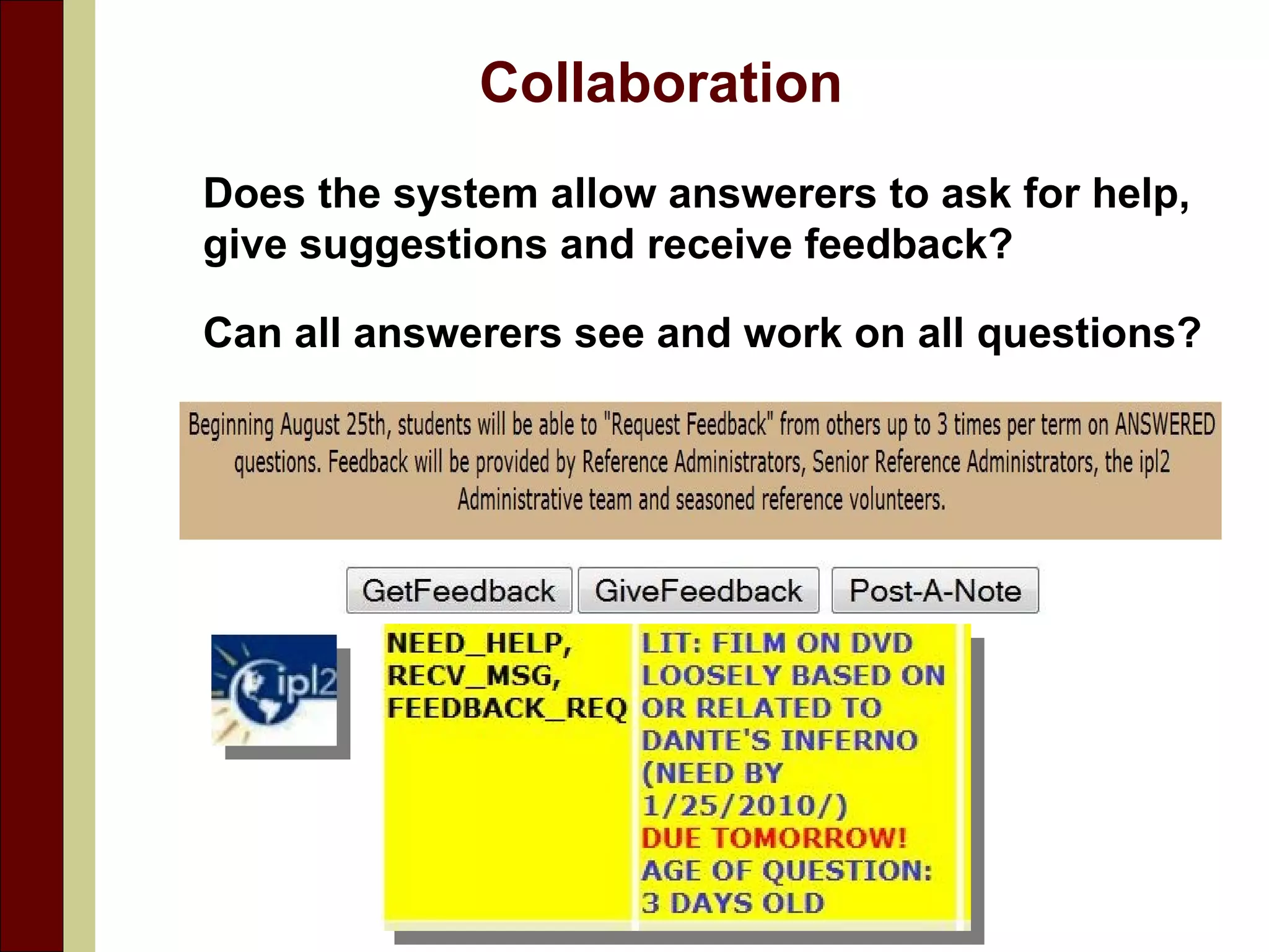 Digital Libraries & Collaboration | PPT