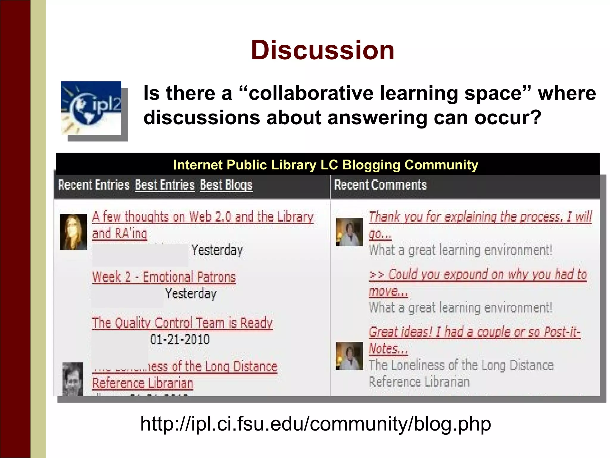 Digital Libraries & Collaboration | PPT