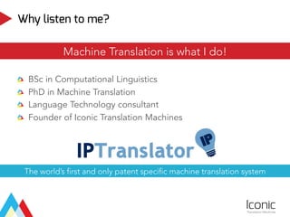 "Machine Translation 101" and the Challenge of Patents | PDF