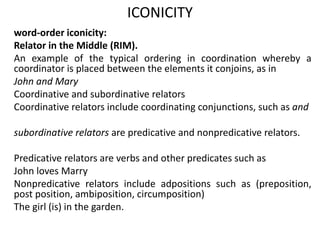 What is iconicity and what makes it a significant part of linguistics ...