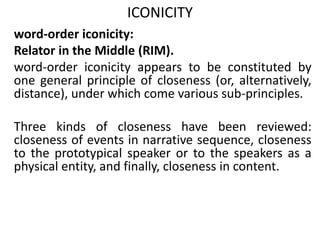 What is iconicity and what makes it a significant part of linguistics ...