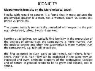What is iconicity and what makes it a significant part of linguistics ...
