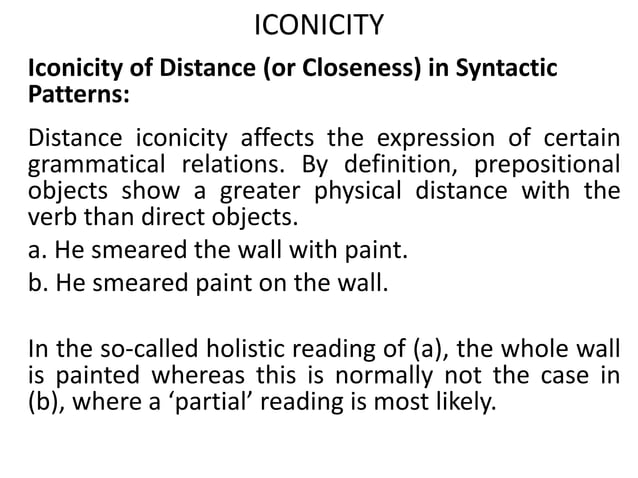 What is iconicity and what makes it a significant part of linguistics ...