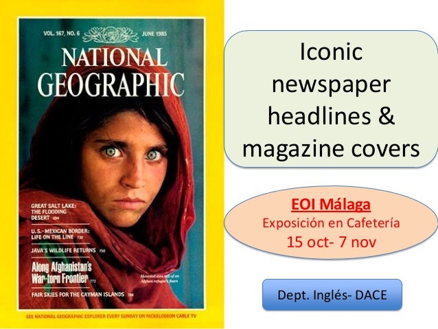 Iconic Newspaper Headlines And Magazine Covers EOI M laga DACE Eng iconic-newspaper-headlines-and-magazine-covers-eoi-m-laga-dace-eng