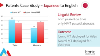 Neural Machine Translation: a report from the front line | PPTX