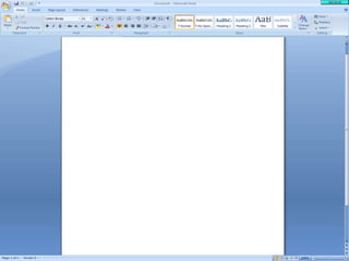 Icon icon pada microsoft word | PPTX