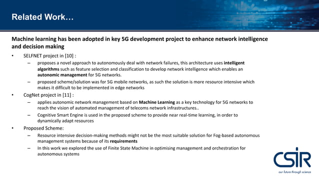 Design Of An Autonomous Management And Orchestration For Fog Computing Ppt