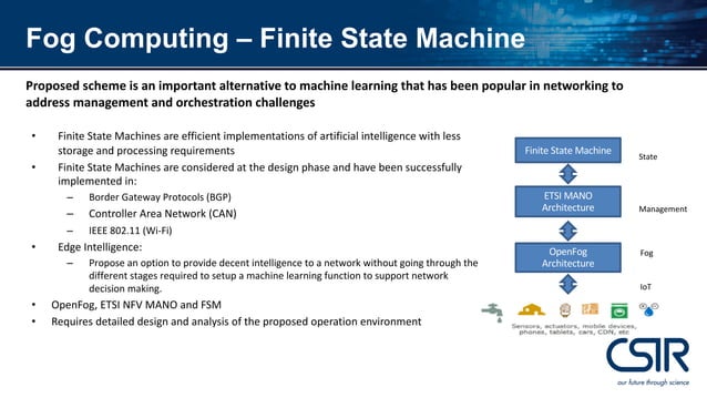 Design of an Autonomous Management and Orchestration for Fog Computing | PPT