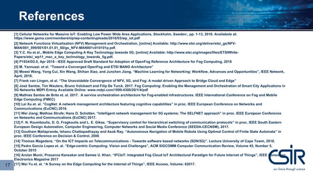 Design Of An Autonomous Management And Orchestration For Fog Computing Ppt
