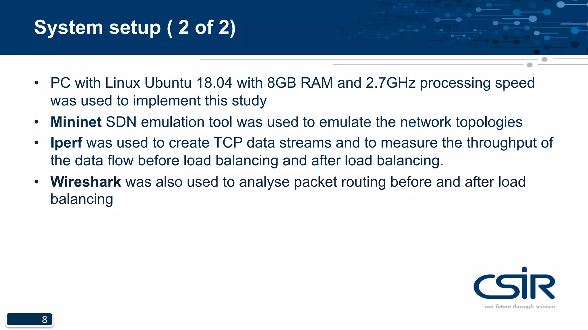 Multipath Load Balancing For Sdn Data Plane Ppt