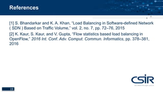 Multipath Load Balancing for SDN Data Plane | PDF