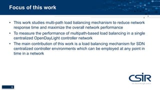 Multipath Load Balancing for SDN Data Plane | PDF