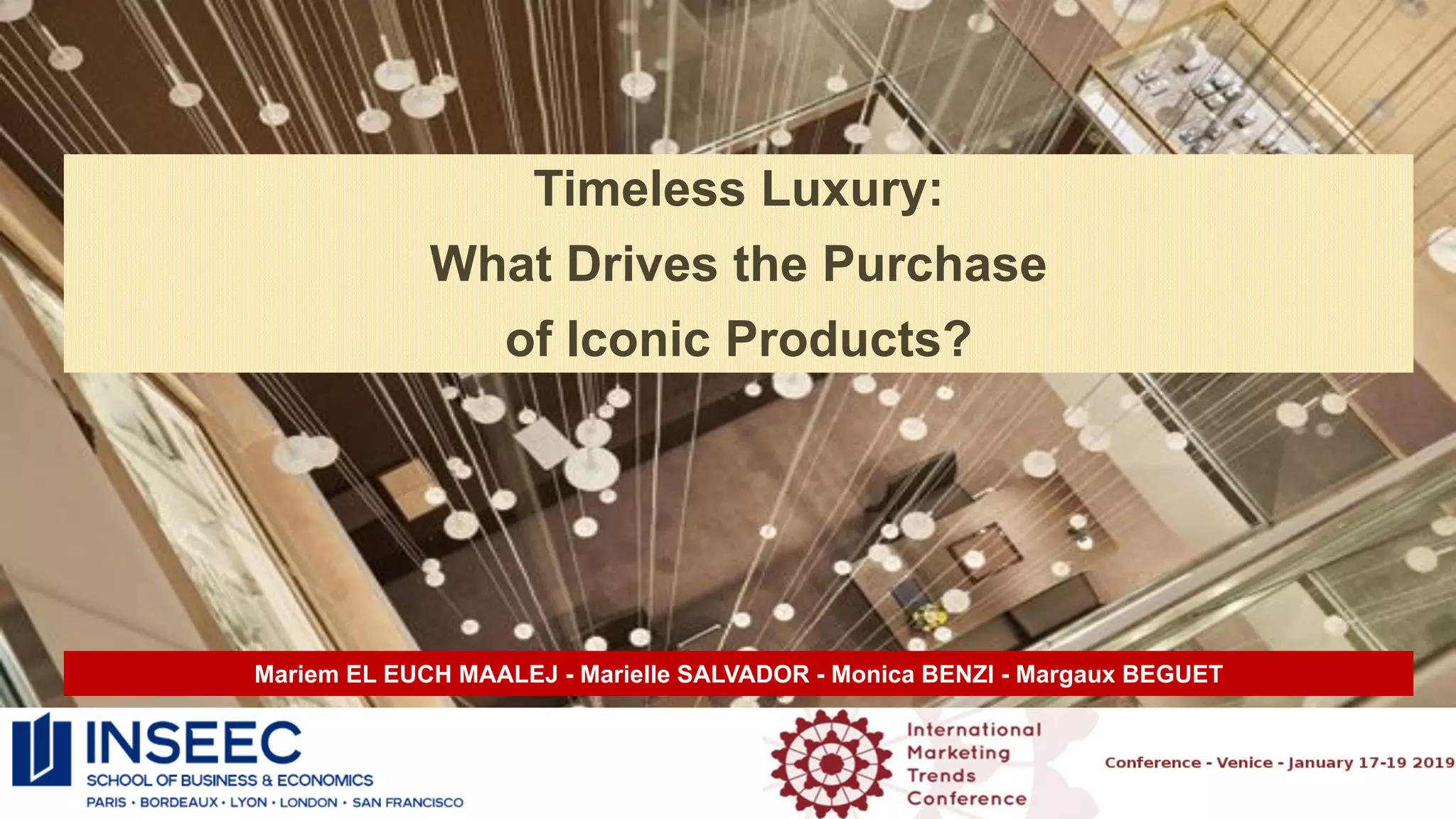 Purchase drivers for iconic products in the luxury sector | PDF