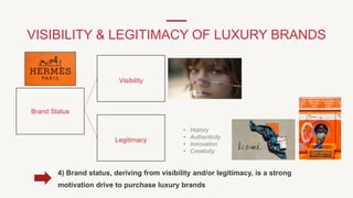 Purchase drivers for iconic products in the luxury sector | PDF