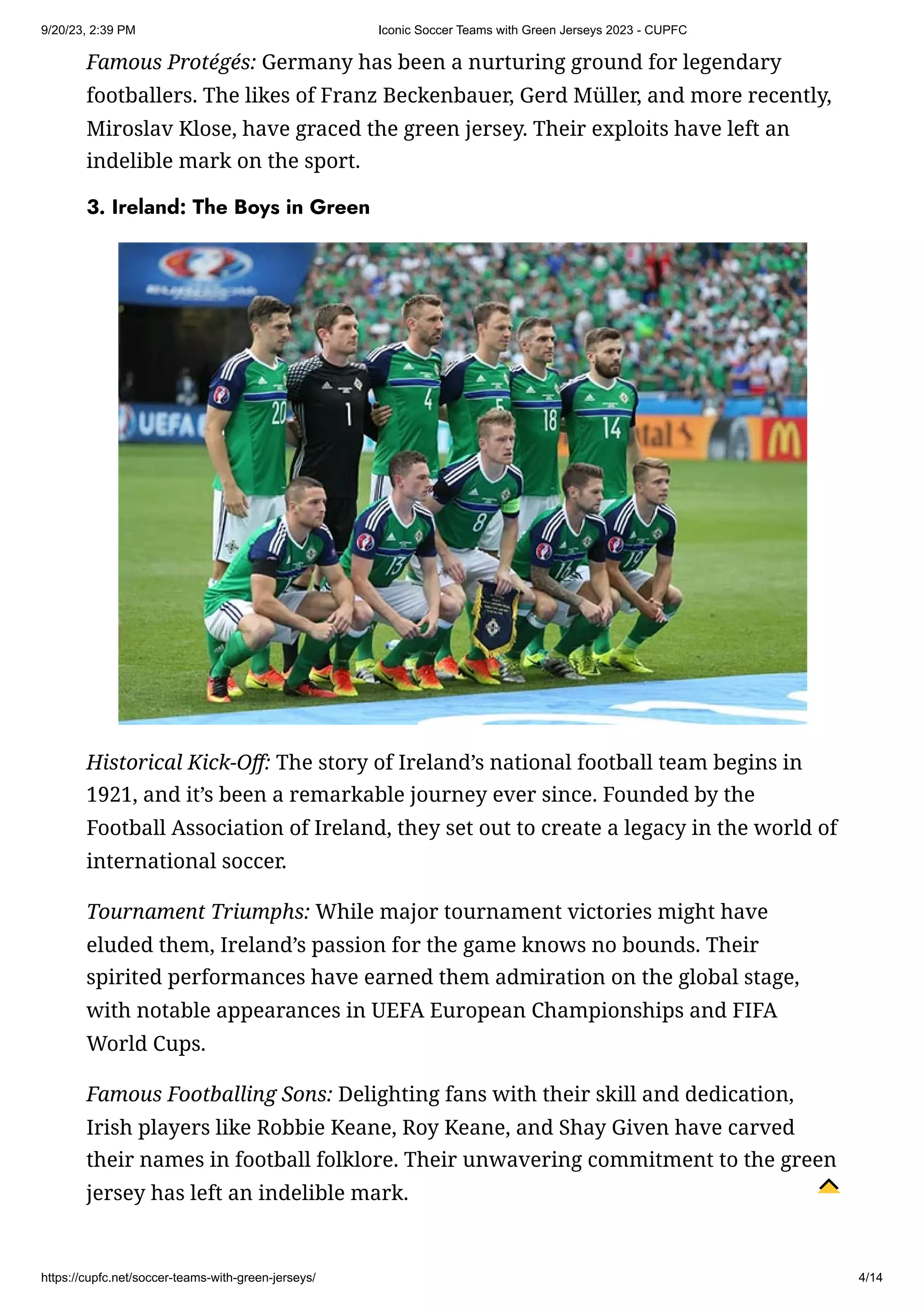 Iconic Soccer Teams with Green Jerseys 2023 - CUPFC.pdf