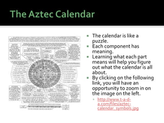 Iconographawhat examining the aztec calendar stone | PPTX