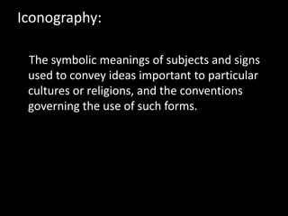 Iconography | PPT
