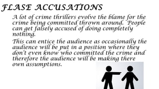 Iconography in crime thrillers | ODP