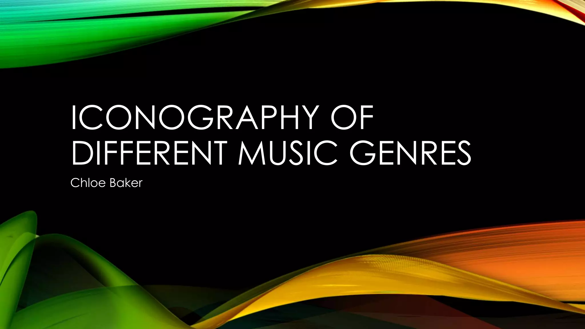 Iconography of different music genres | PPTX