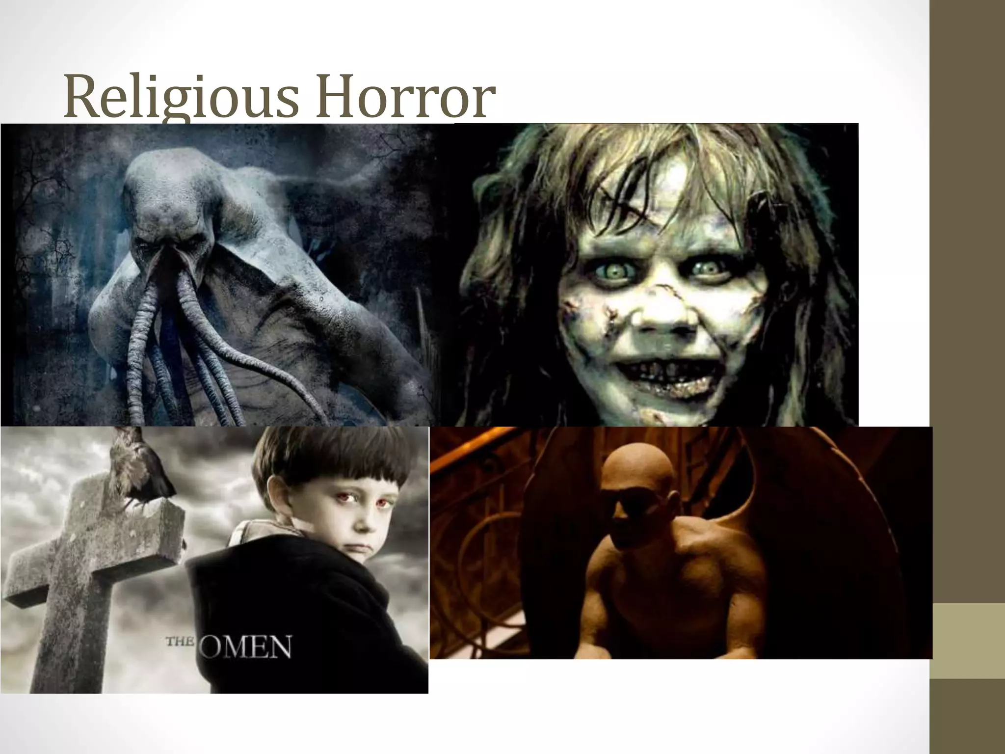 Iconography of horror films | PPTX