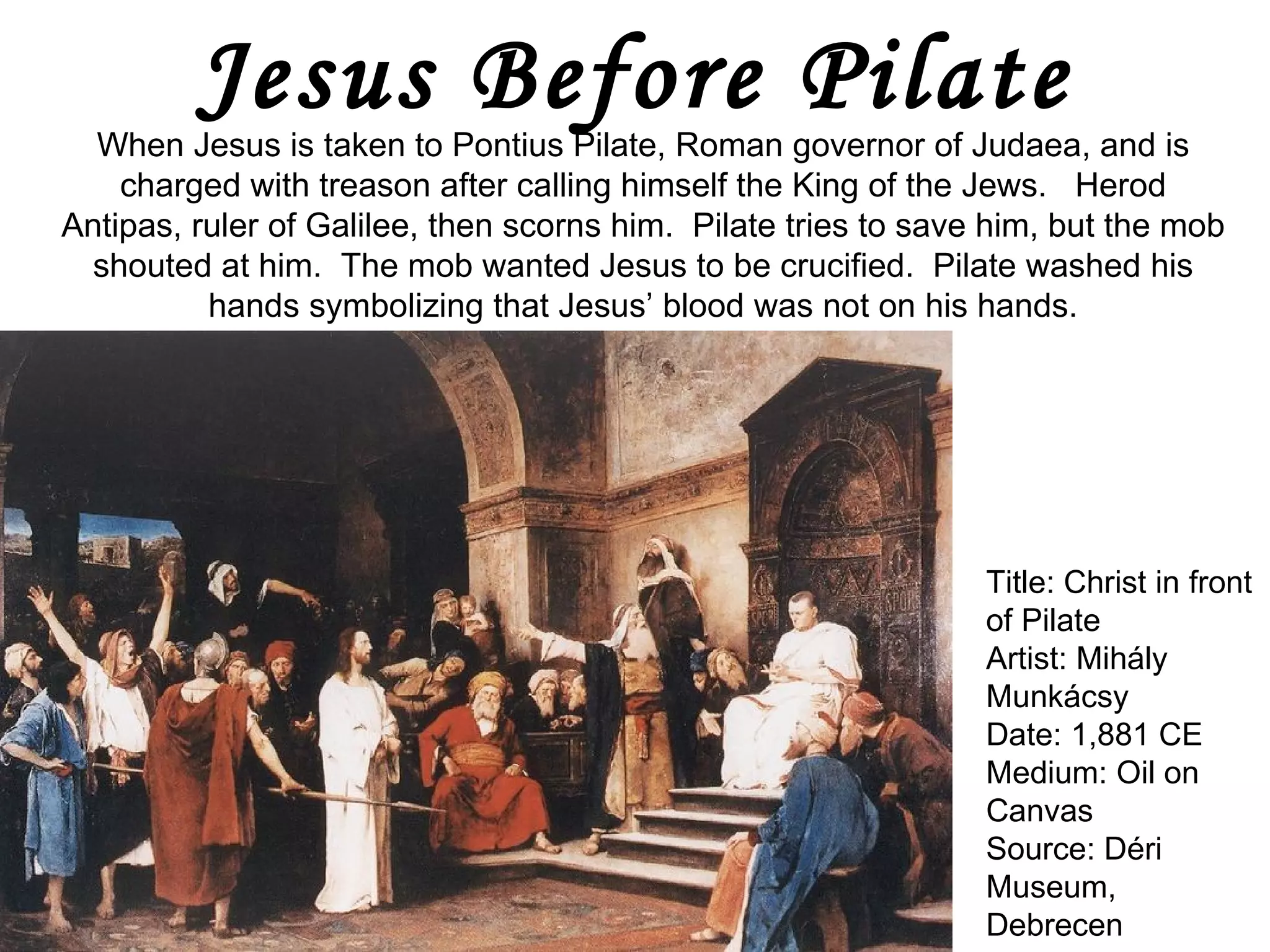 Iconography Of Jesus Passion Cycle | PPS