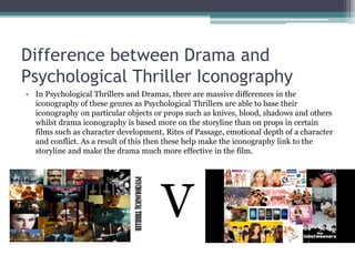 Iconography of Drama Psychological Thriller | PPTX