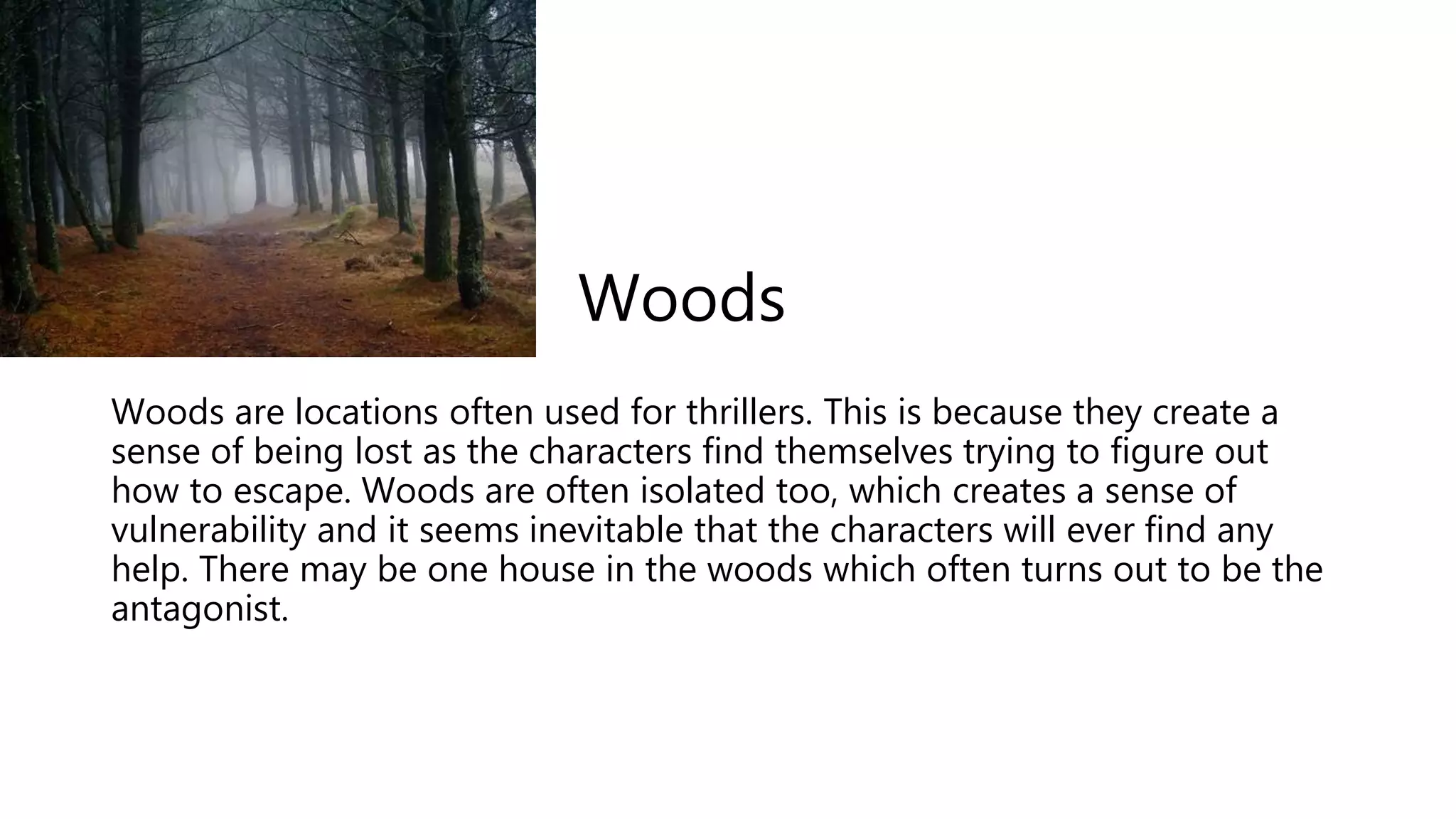 Iconography of the thriller genre | PPTX