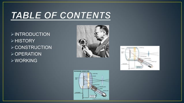 Iconoscope camera tube | PPT