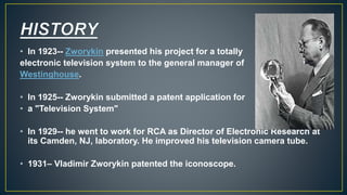 Iconoscope camera tube | PPT