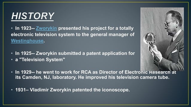 Iconoscope camera tube | PPT