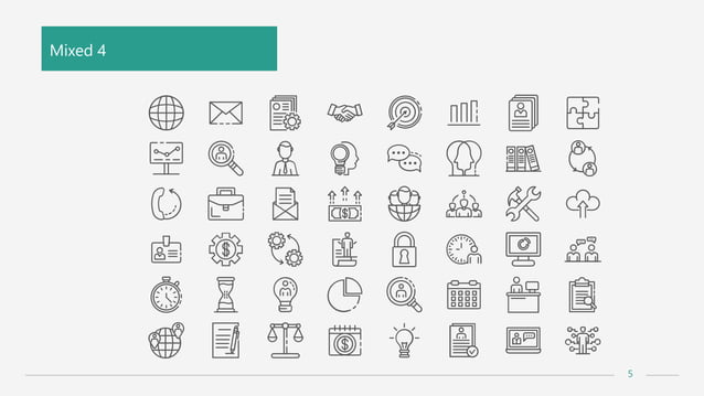 Ten Thousand Editable Icon Available In This Ppt File | PPT