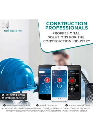 Professional solutions for the construction industry | PDF