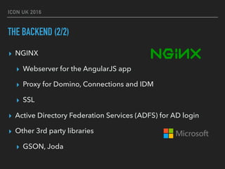 ICON UK 2016: Modernizing an IBM Notes applicaton using with AngularJS ...