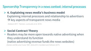 Detailed disclosures and transparency - presentation icoria 2018 | PPT
